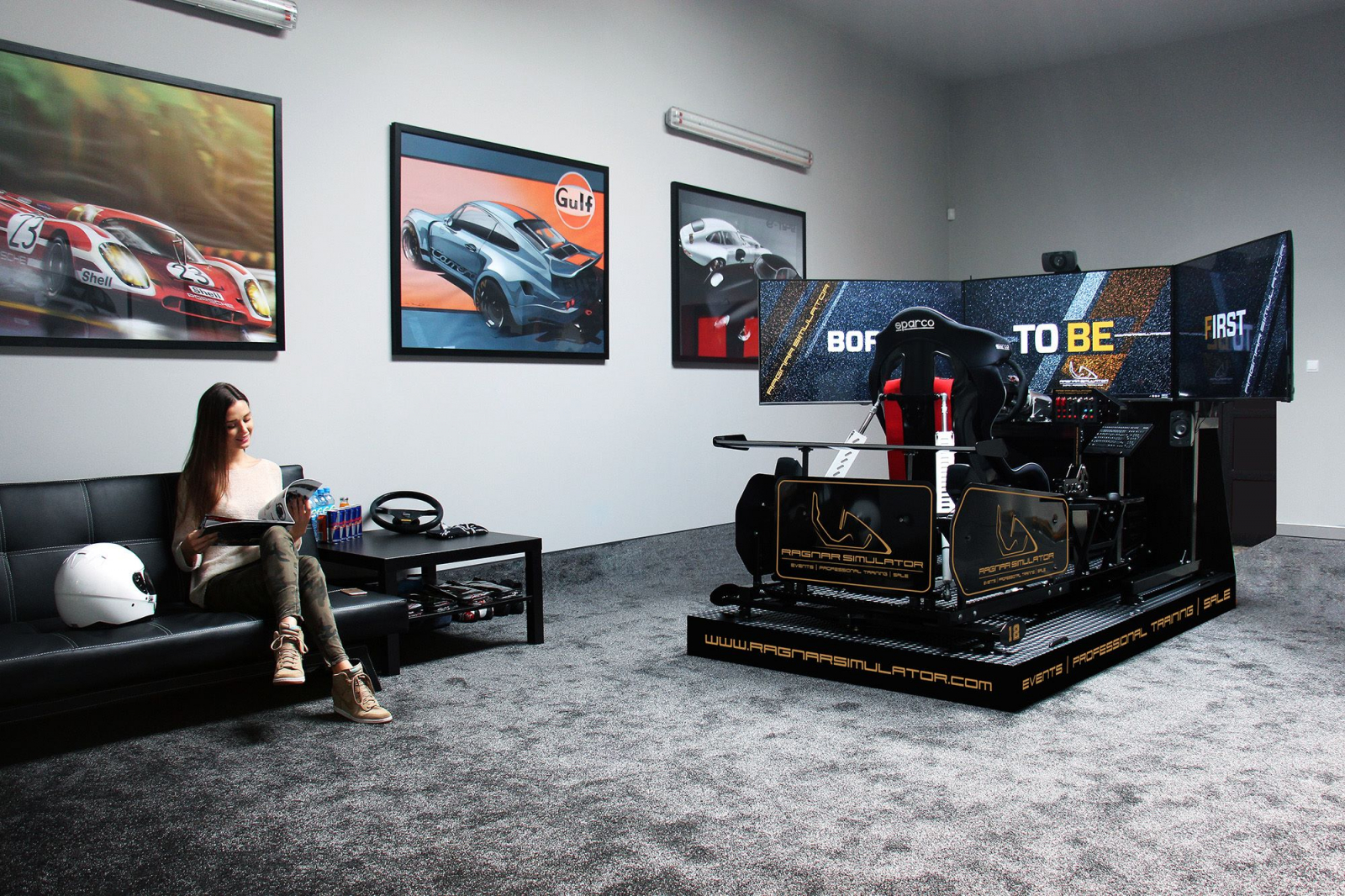 Jazda w Symulatorze Wyścigowym - Prezentmarzeń